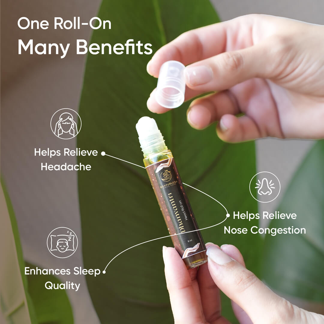 Go Ayurveda Dhanvantri Head Roll On 9 ML ( Pack of 2 )