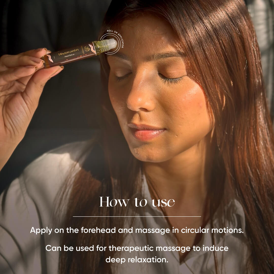 Go Ayurveda Dhanvantri Head Roll On 9 ML ( Pack of 2 )